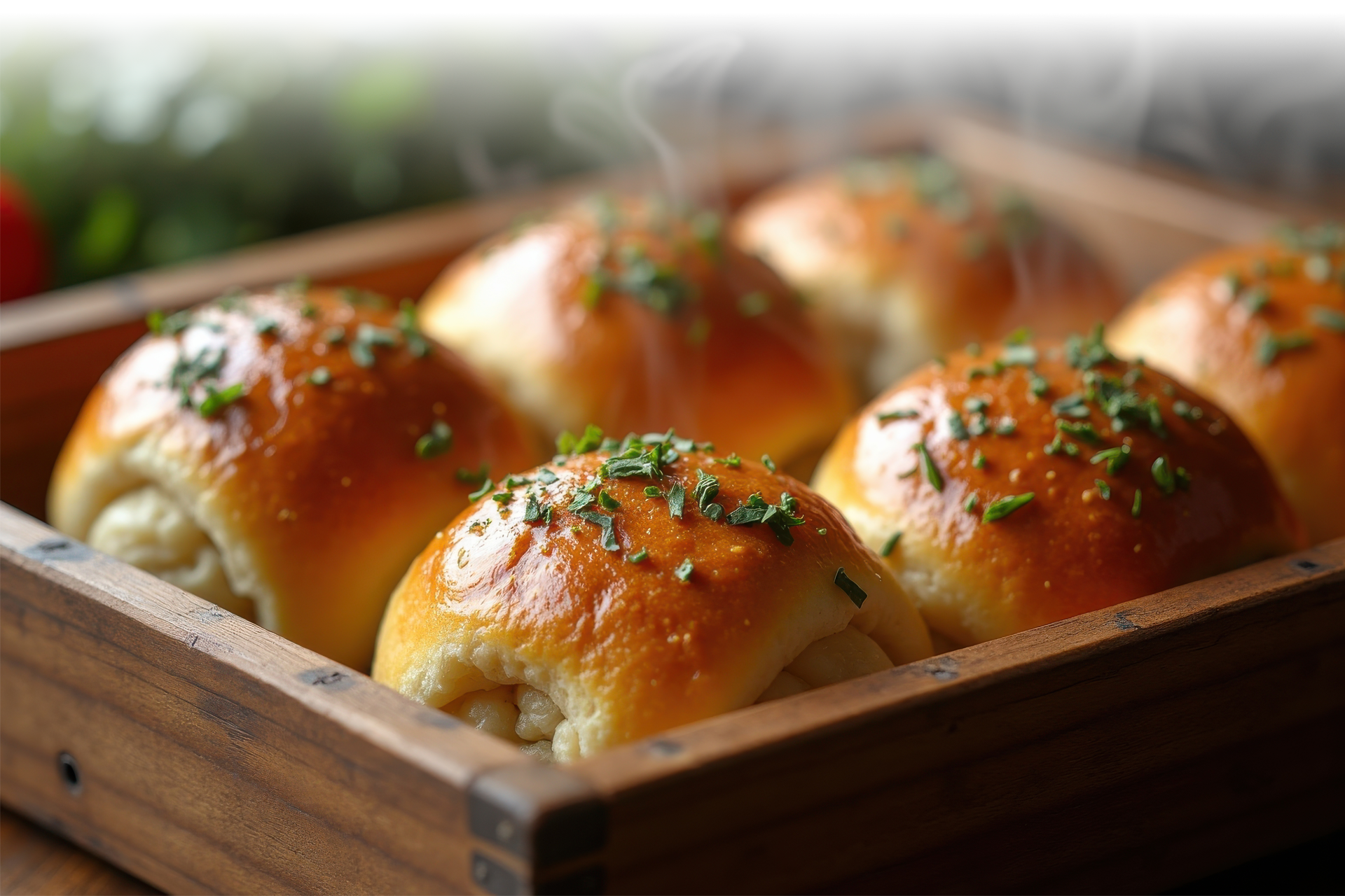 Herbed Garlic Rolls - I Love 2 Bake